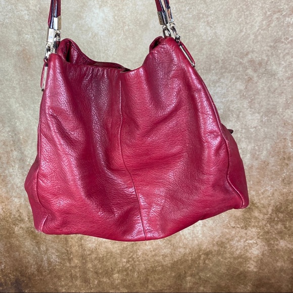 Coach | Bags | Coach Hobo Style Shoulder Bag Red | Poshmark